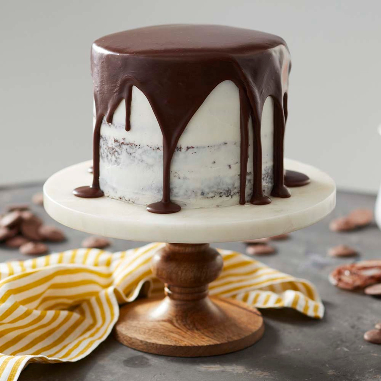 Truffle-Topped Chocolate Cake Recipe - Wilton