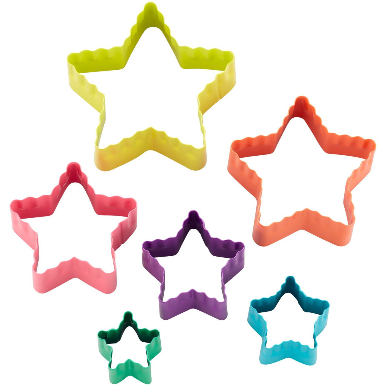 Star-Shaped Fondant Cut-Out Set, 6-Piece - Wilton