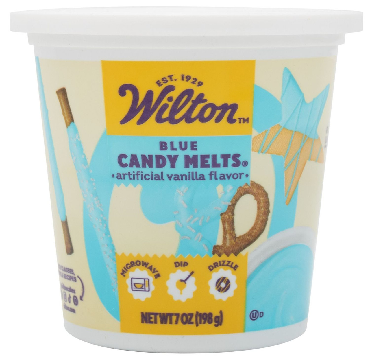 Vanilla Flavored Blue Candy Melts Candy Tub, 7 oz. - Wilton