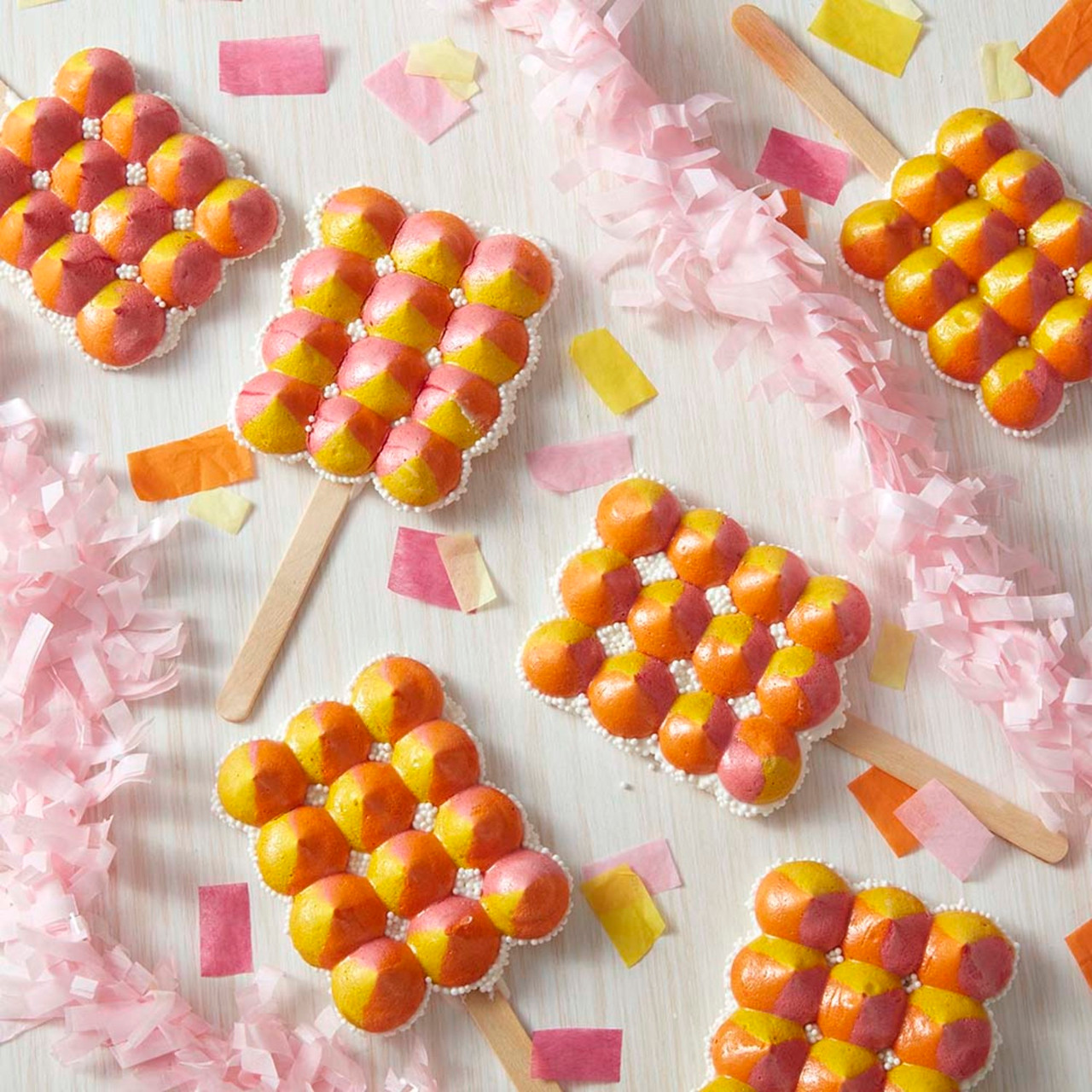 Light and Crispy Meringue Pops - Wilton