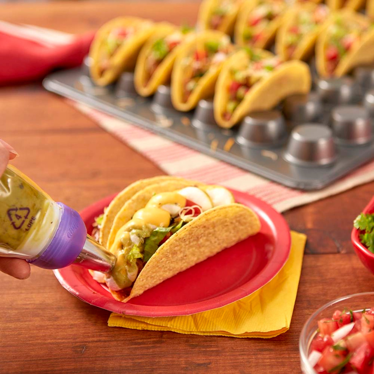 Color Swirl Tacos - Wilton