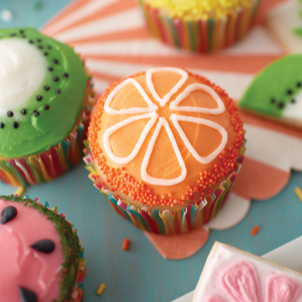 The Fruits of Summer Cupcakes and Cookies - Wilton