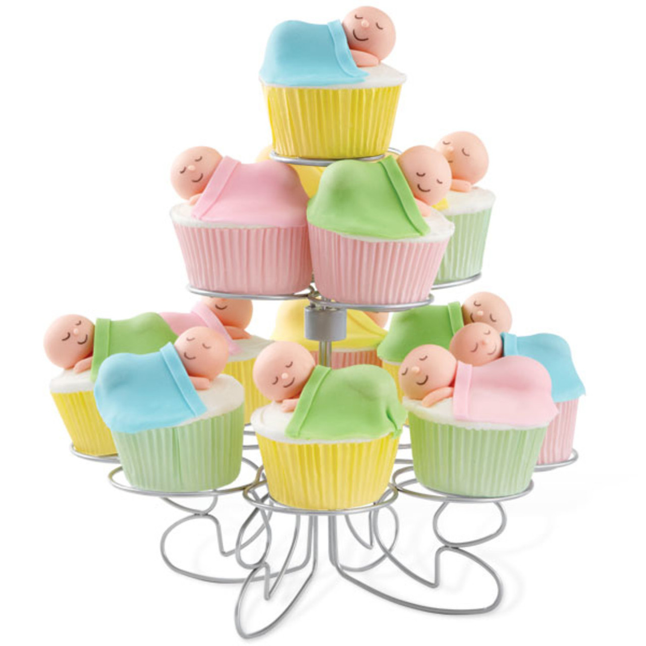 Quiet Please Sleeping Baby Cupcakes - Wilton