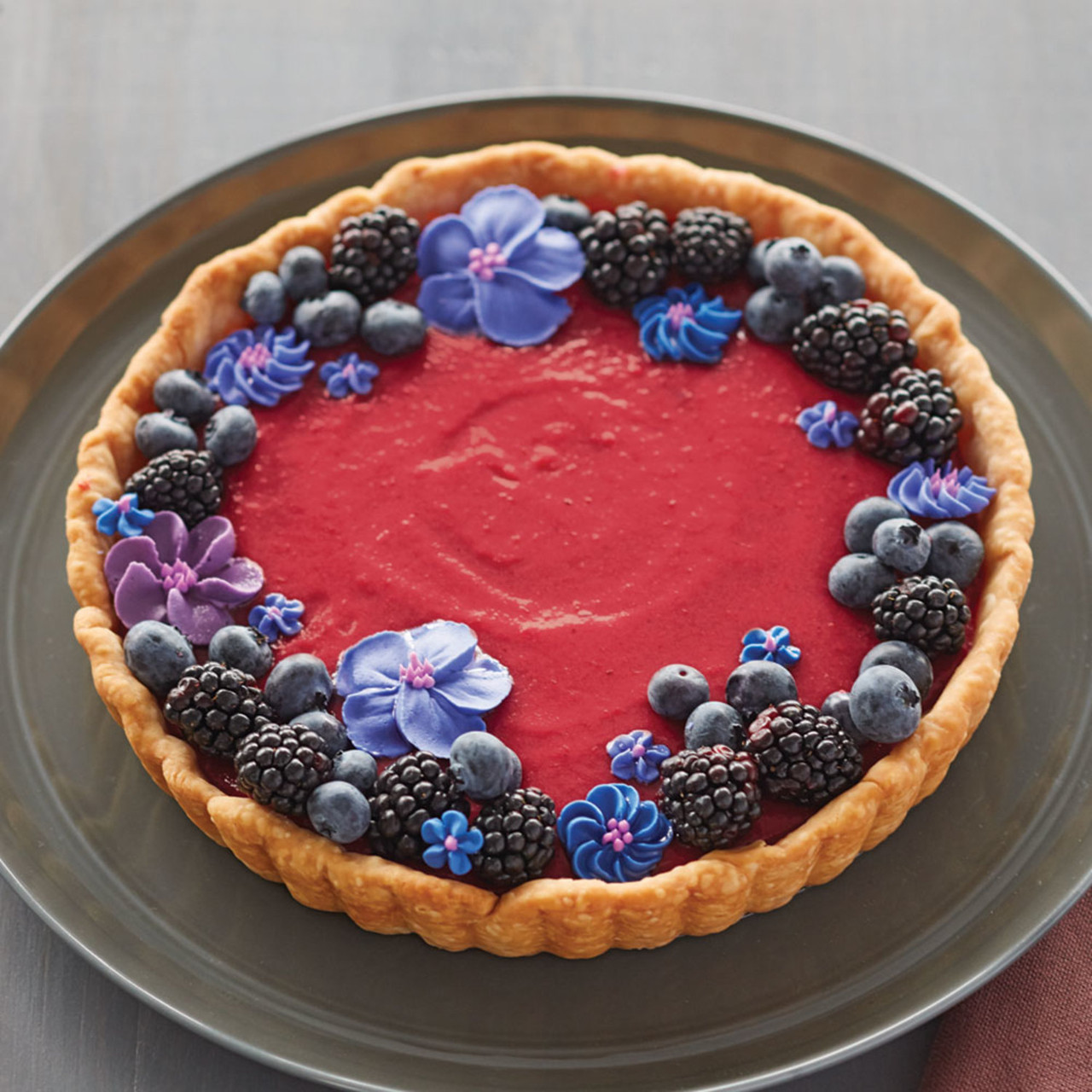 Purple and Blue Cranberry Tart - Wilton