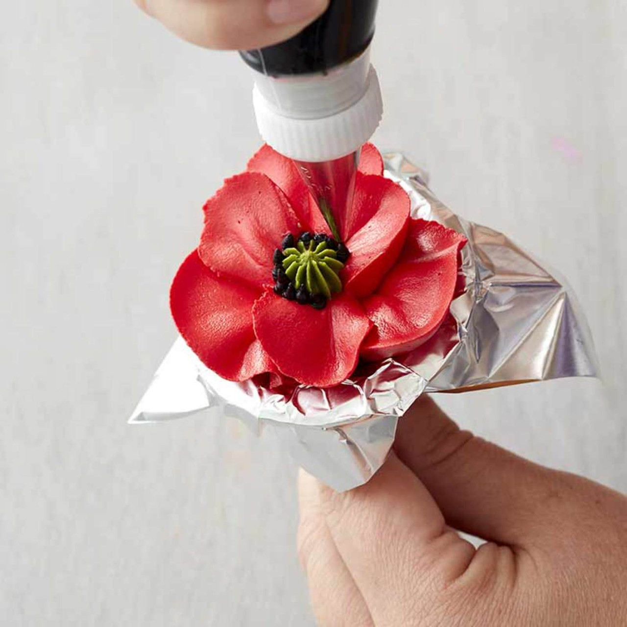 how to make icing poppies