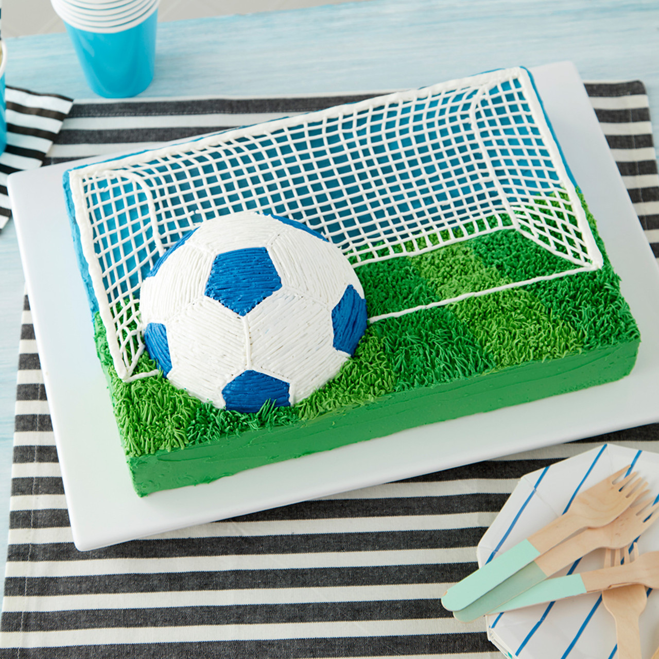 Winning Goal Soccer Cake - Wilton