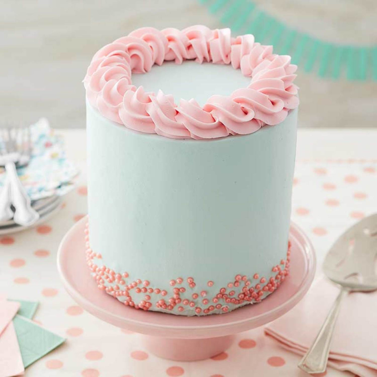 different piping cake borders techniques