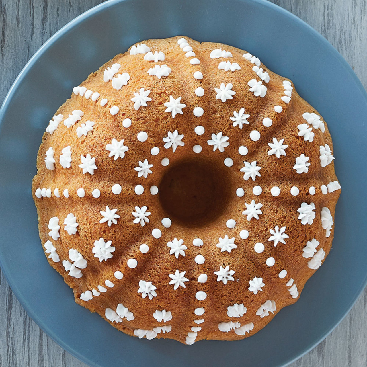 Easy Decorated Fluted Tube Cake - Wilton