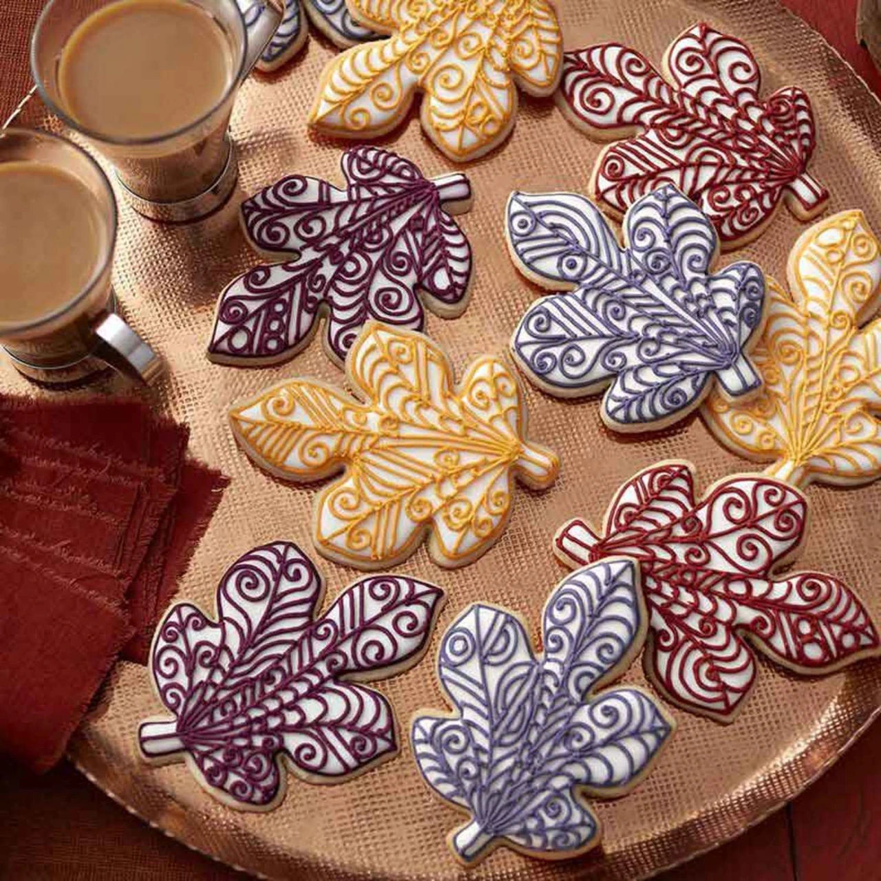 Fall Decorated Sugar Cookies