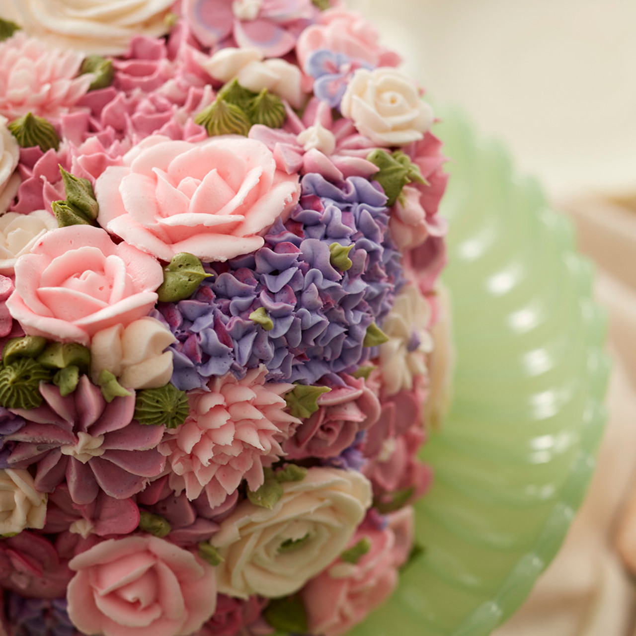 Blossoming Spring Flowers Cake - Wilton
