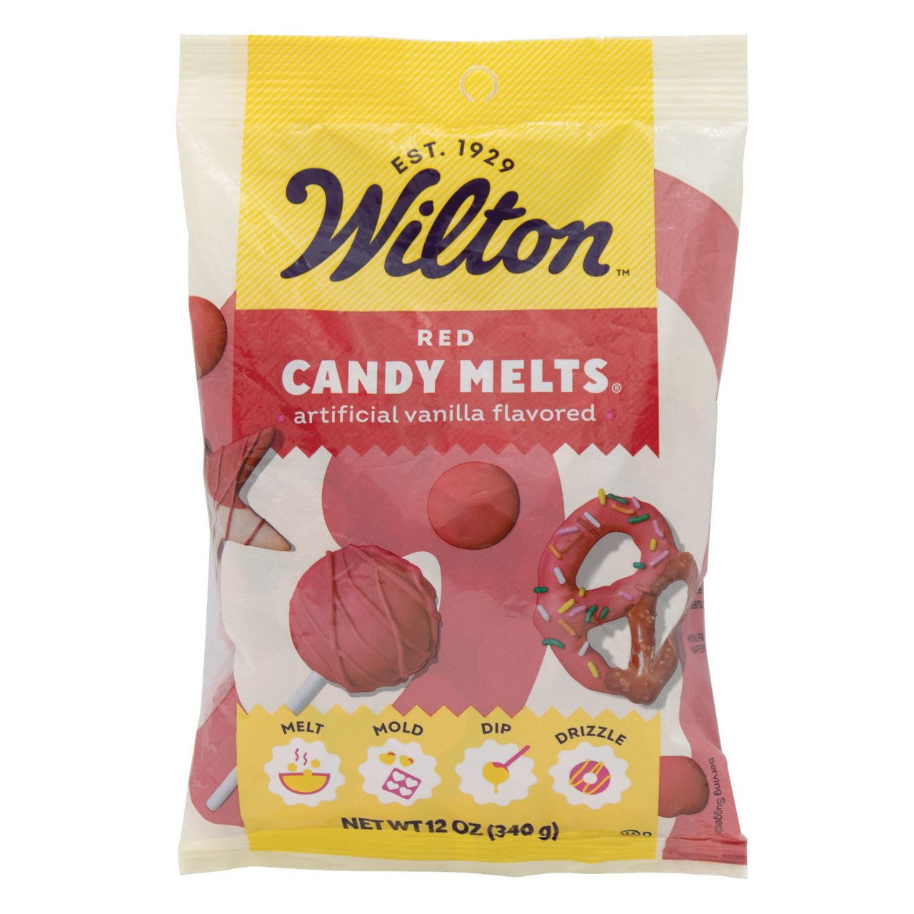 Red Candy Melts Candy, 12 oz. - Wilton