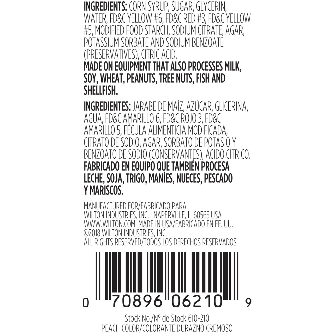 Creamy Peach Gel Food Coloring, 1 oz. - Wilton