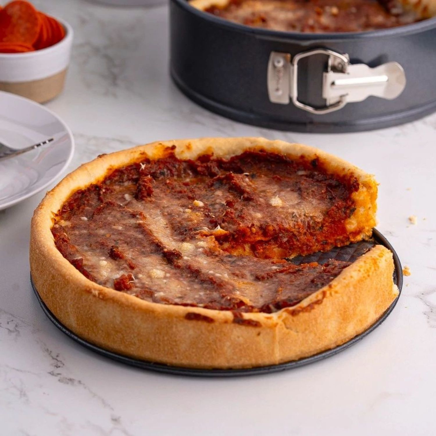 Chicago-Style Deep Dish Pizza - Wilton