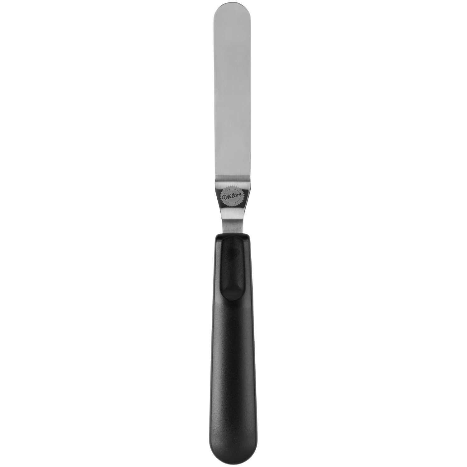 Angled Icing Spatula with Black Handle, 9-Inch - Wilton