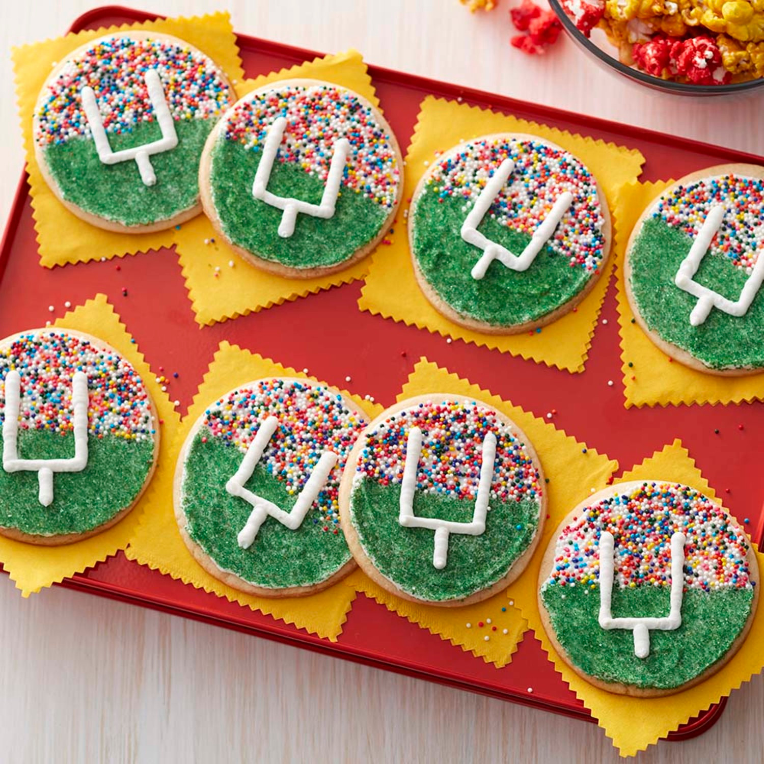 Football Field Goal Cookies - Wilton