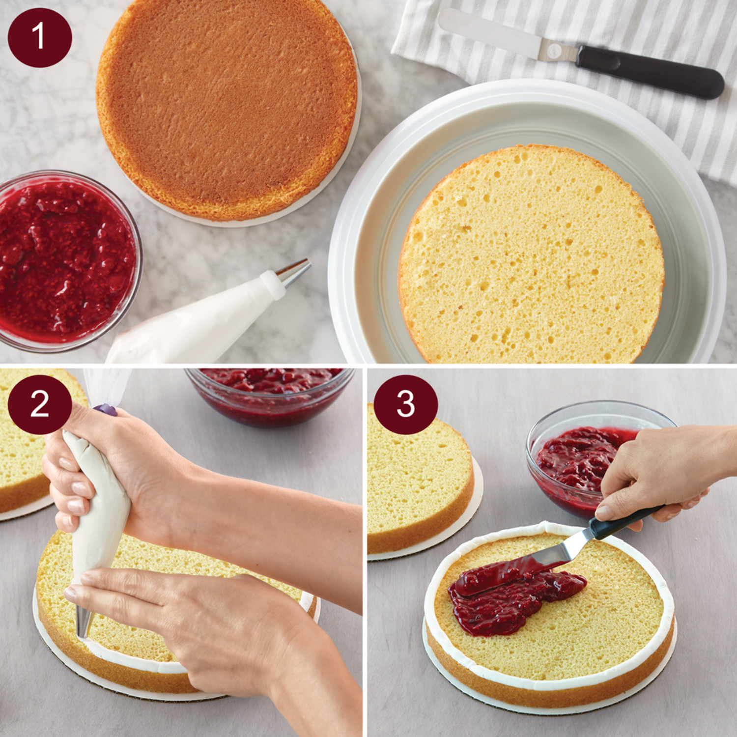 How to Fill & Layer a Cake - Wilton