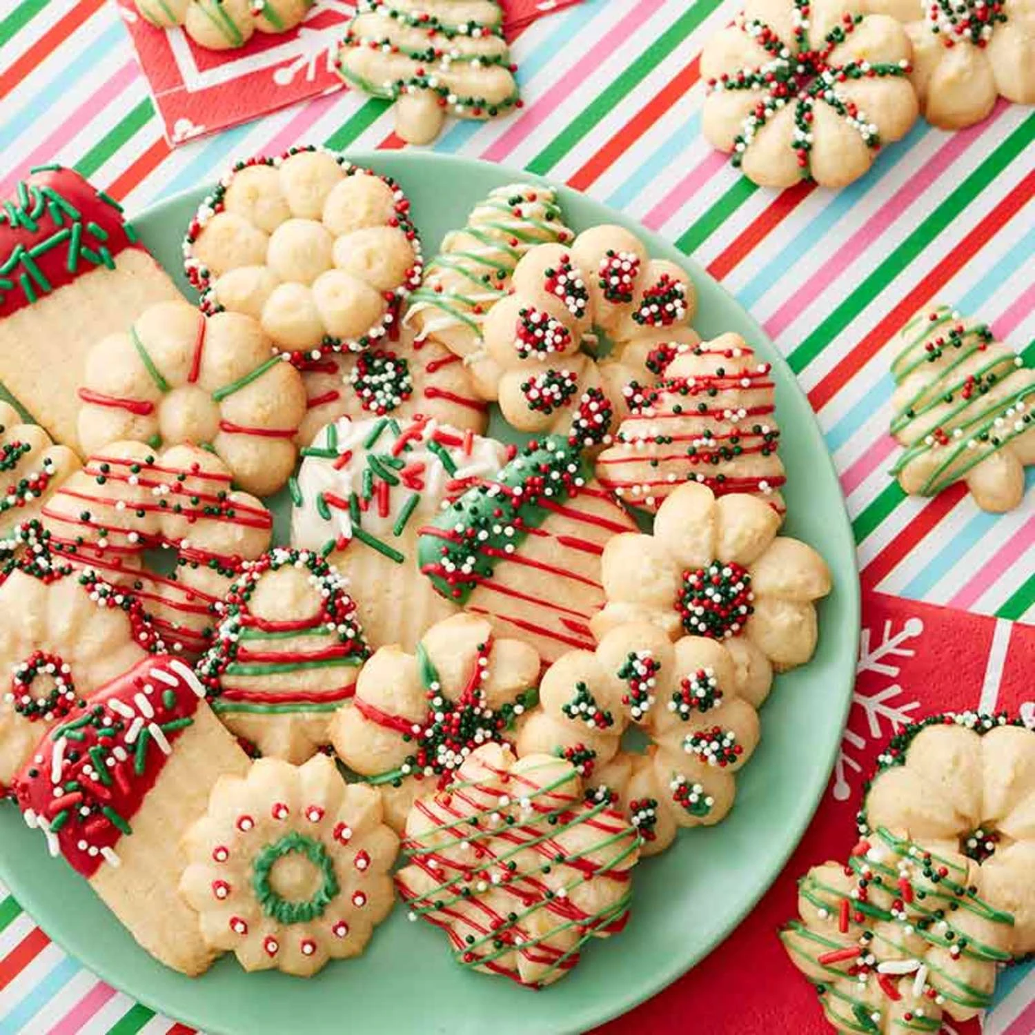 Cream Cheese Spritz Cookies - Wilton