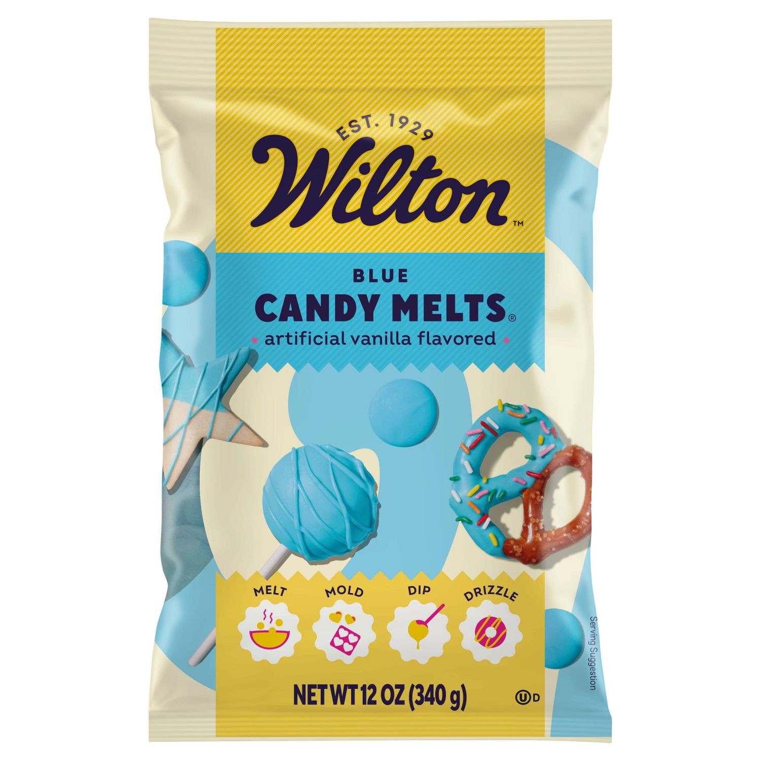 Blue Candy Melts Candy, 12 oz. - Wilton