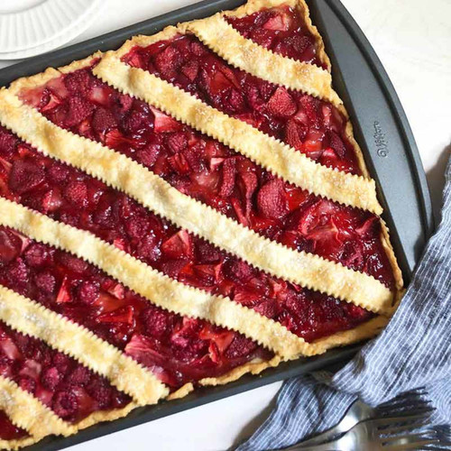 Strawberry-Raspberry Slab Pie - Wilton