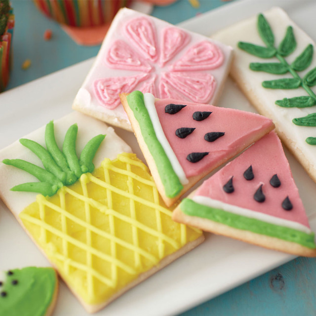 The Fruits of Summer Cupcakes and Cookies - Wilton
