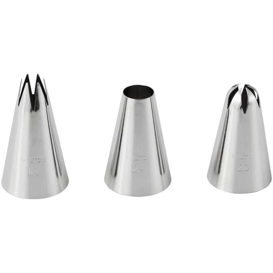 Extra Large Decorating Tip Set, 3-Piece - Wilton