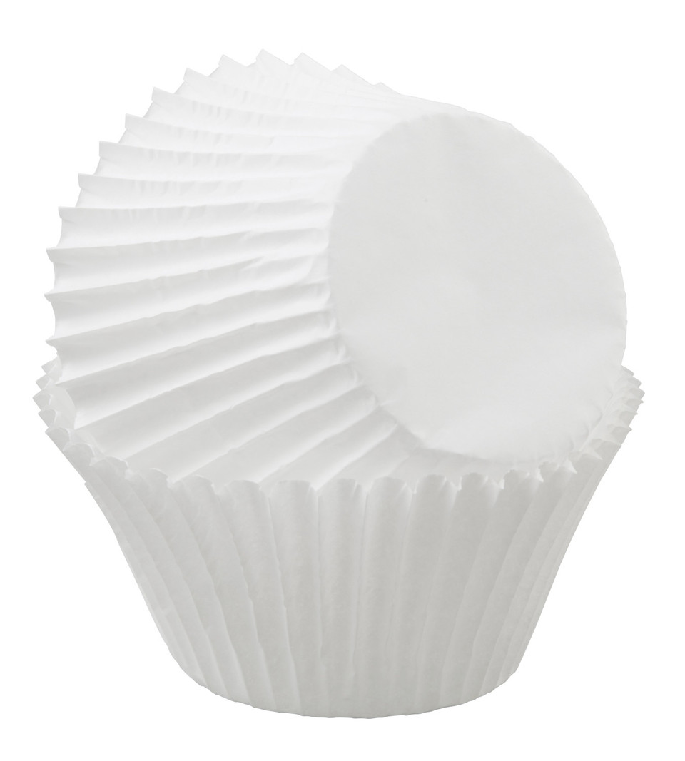 Jumbo White Cupcake Liners, 50-Count - Wilton