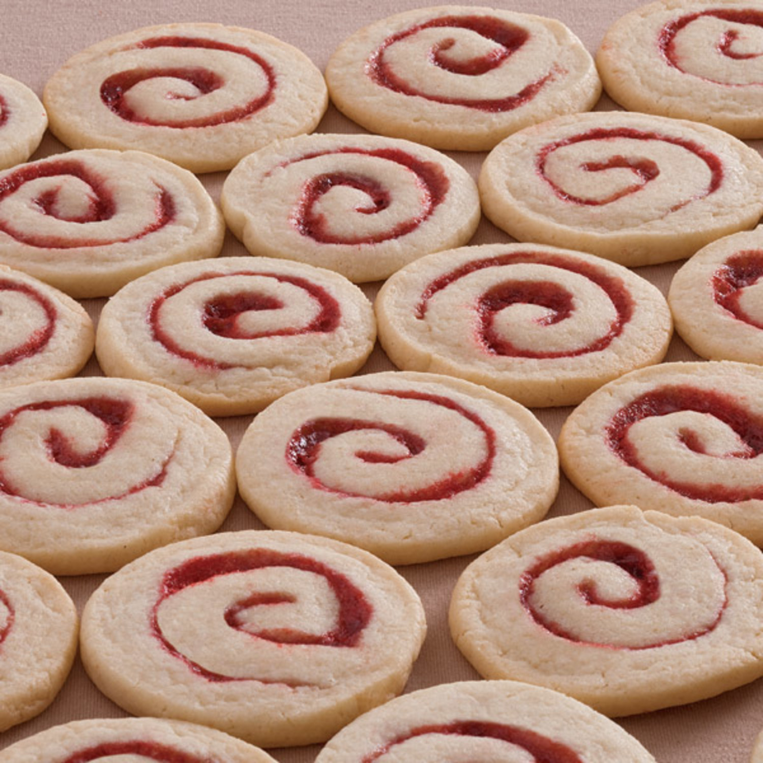 Raspberry Spiral Cookies - Wilton