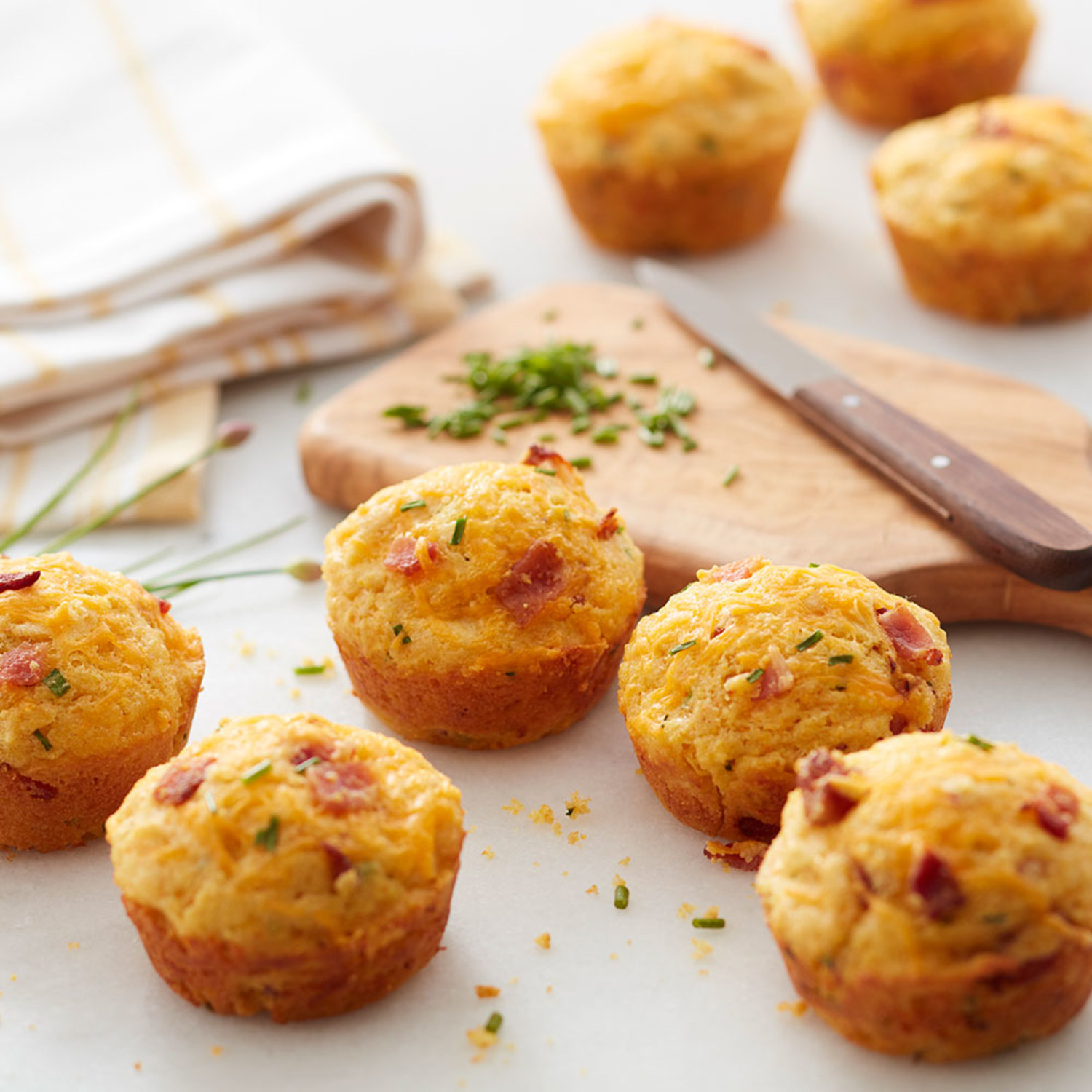 Bacon Cheddar Chive Corn Muffins - Wilton