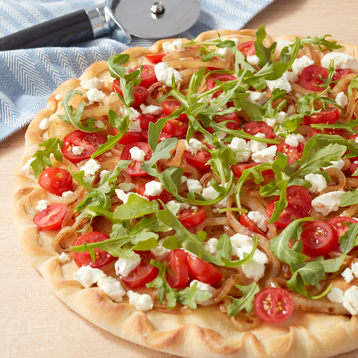 Caramelized Onion and Goat Cheese Pizza - Wilton