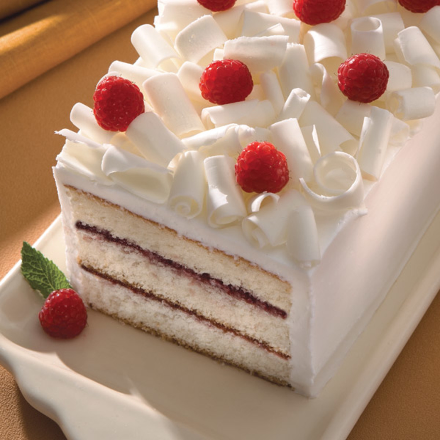 White Chocolate Raspberry Cake Recipe - Wilton