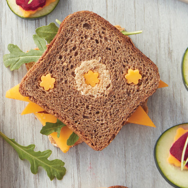 Rye and Pumpernickel Cheese Sandwiches - Wilton