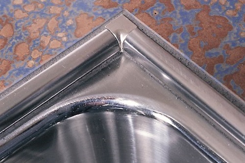 Stainless Steel Quadrant Tile Trim – 2.5m | Smooth Corner Finish