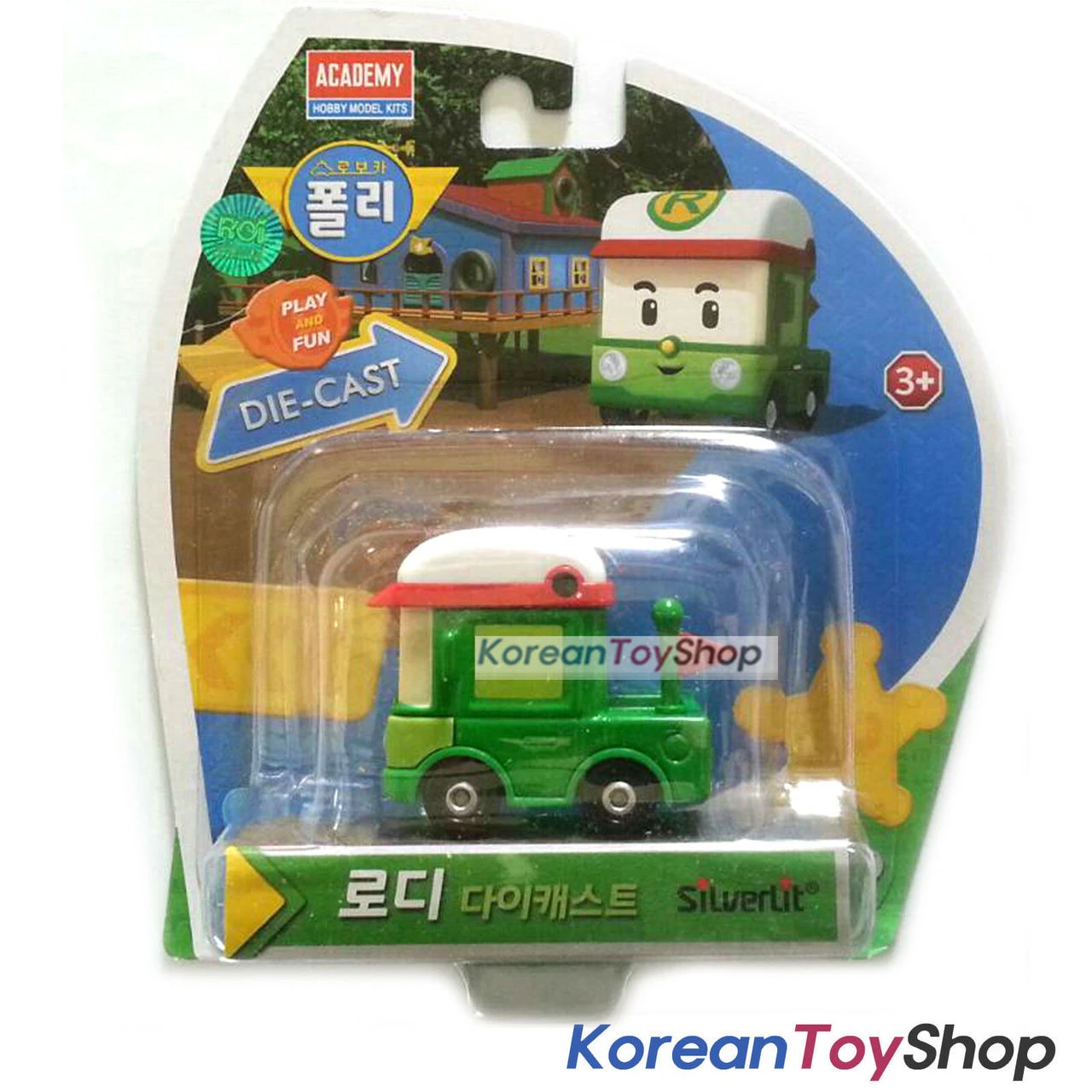 Robocar Poli TRACKY Diecast Metal Figure Toy Car Tractor Academy Genuine