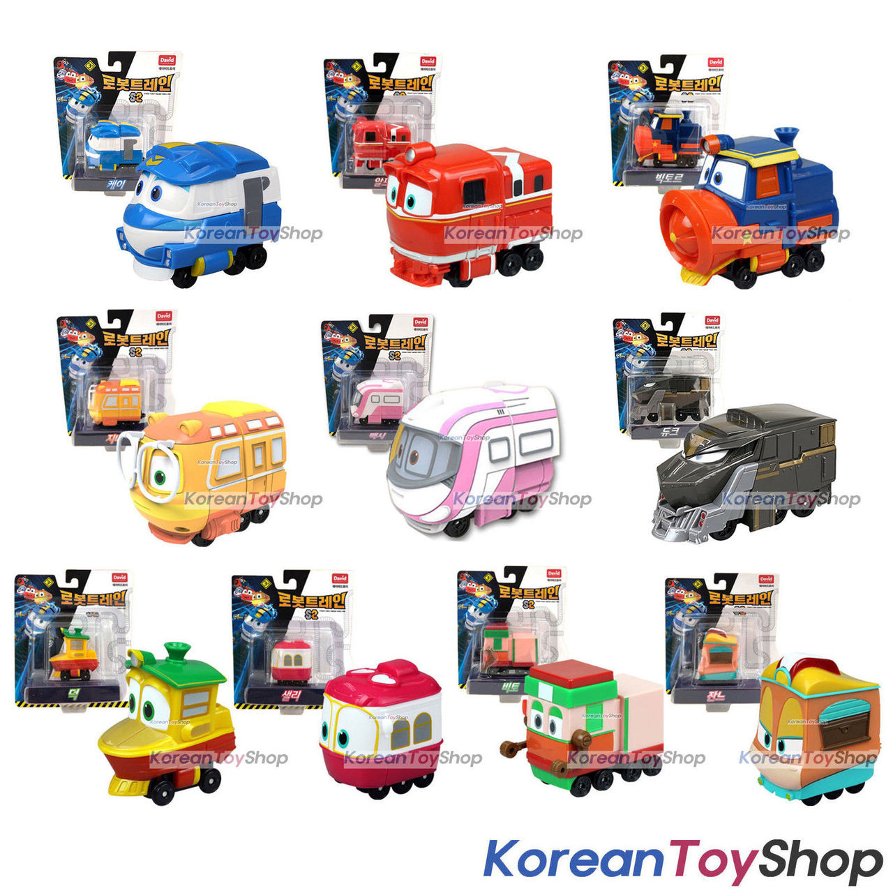 Robot Trains Toys Kay Alf Victor Duke Genie Maxie Duck Selly Vito Jeanne