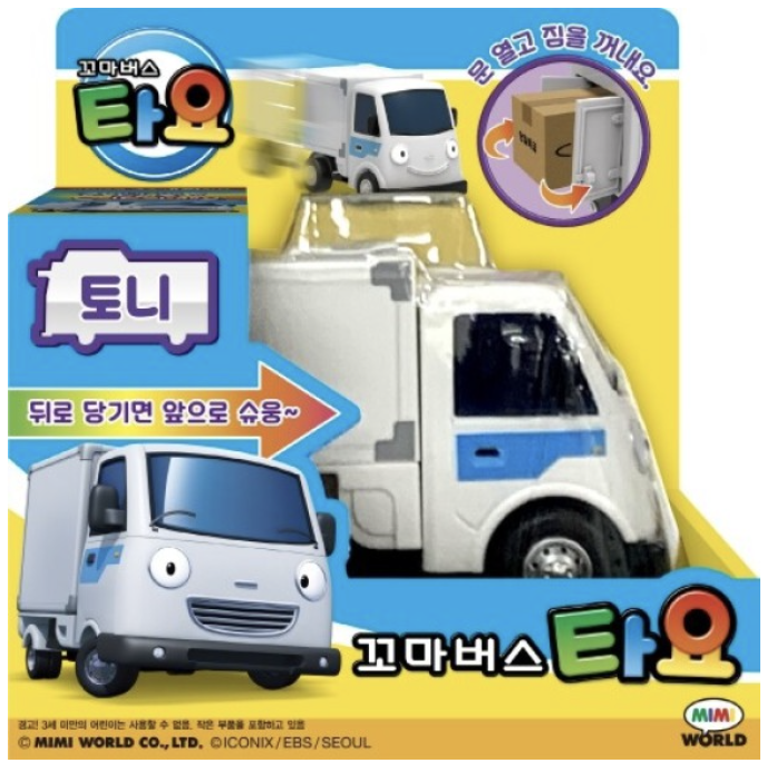 Tayo Little Bus TONY Plastic Mini Car Toy Truck Mimiworld