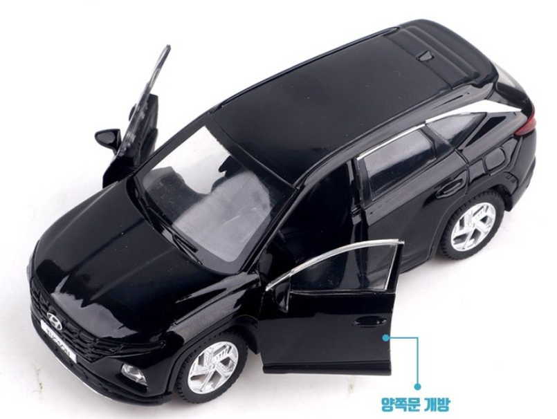 Hyundai Motors Tucson NX4 Diecast Mini Car Toy 1:38 Miniature Model ...