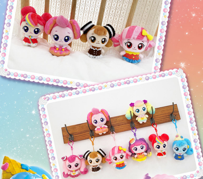 Catch Teenieping Mini Plush Toy Doll 8 pcs Set Teenie Ping Heartsping ...