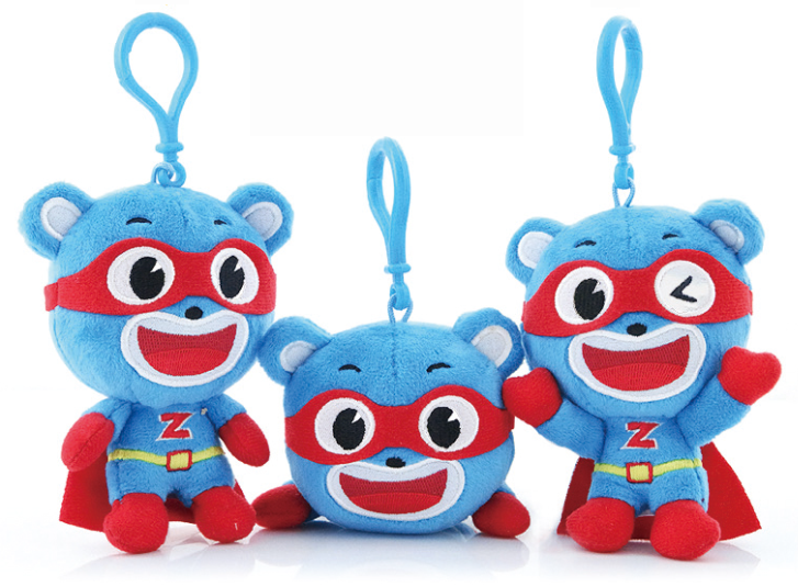 Little Hero SUPER Z ZACH 3 pcs Mini Soft Doll Plush Toy Set 10cm Height ...