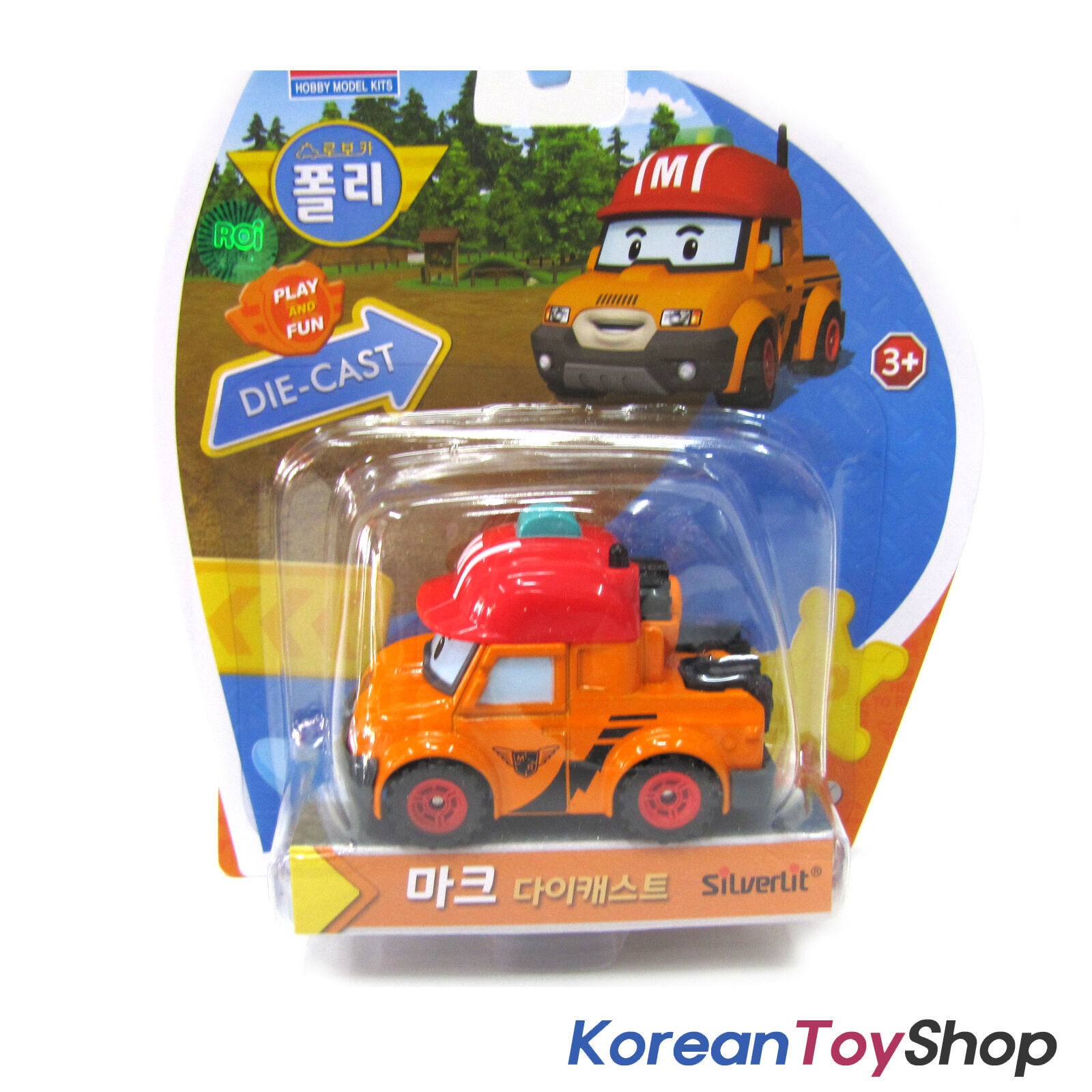Robocar Poli MARK Diecast Metal Figure Toy Car Pickup Truck Academy Genuine