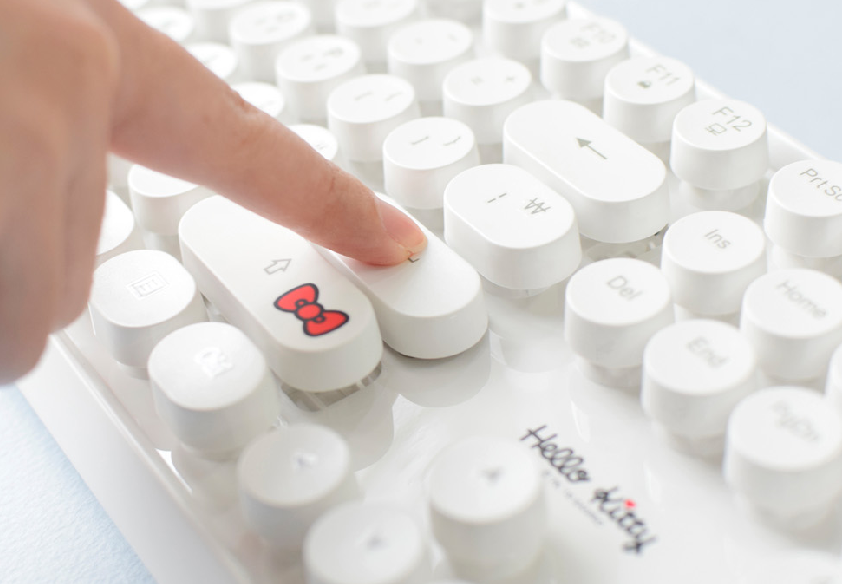 Hello Kitty Wireless Keyboard & Mouse Set Retro Classic Version ...