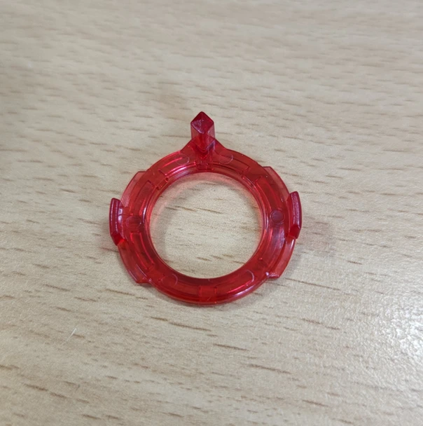 Takara Tomy Beyblade Burst Level Chip Clear Red Limited Edition 100% ...