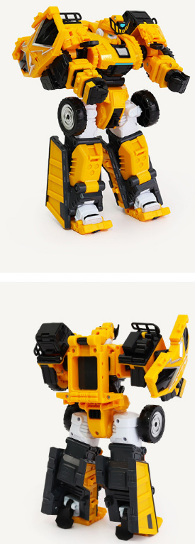 Miniforce MAX Penta X Bot Transformer Toy Car Robot Yellow Toytron
