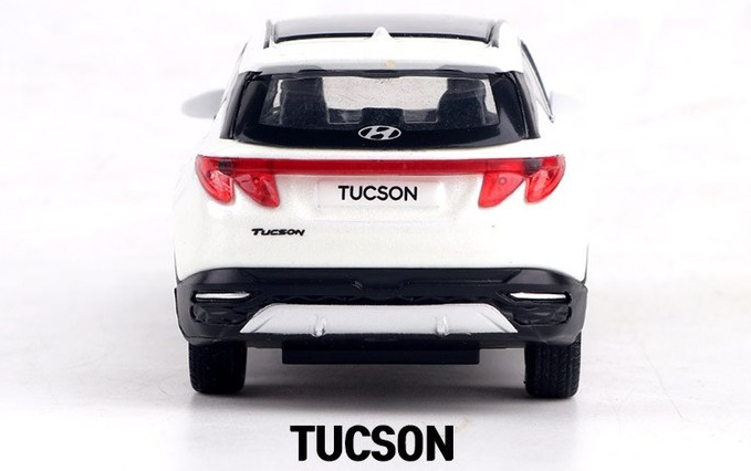 Hyundai Motors Tucson NX4 Diecast Mini Car Toy 1:38 Miniature Model ...