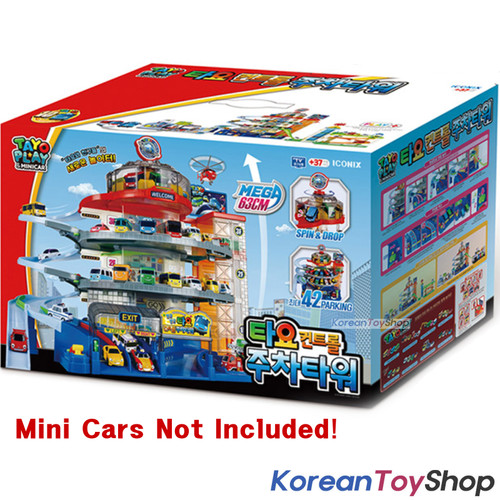 Tayo Little Bus Mega Parking Building Control Play Set Toy / No Cars