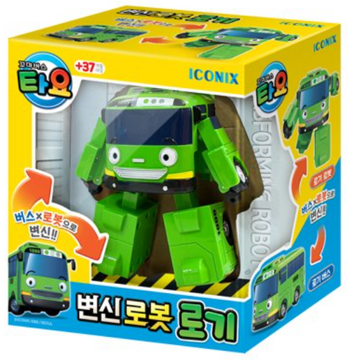 The Little Bus Tayo Transformer Robot Toy Set 4 pcs 4.3" - TAYO ROGI ...