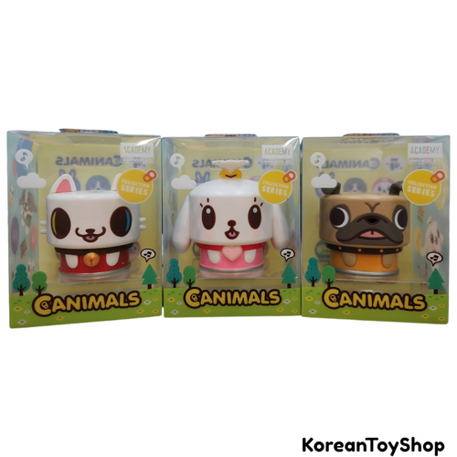 Canimals Characters Mini Figure 3 pcs Toy Set Academy MIMI OZ ULY
