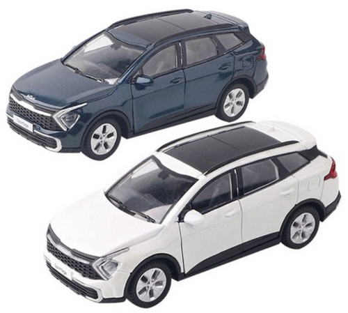 Kia Motors Sportage NQ5 2022 Diecast Mini Car 2 pcs Set Toy 1:38 ...