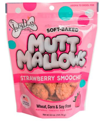 The Lazy Dog Cookie Co.Soft Baked Mutt Mallows Strawberry Smoothie 5oz ...