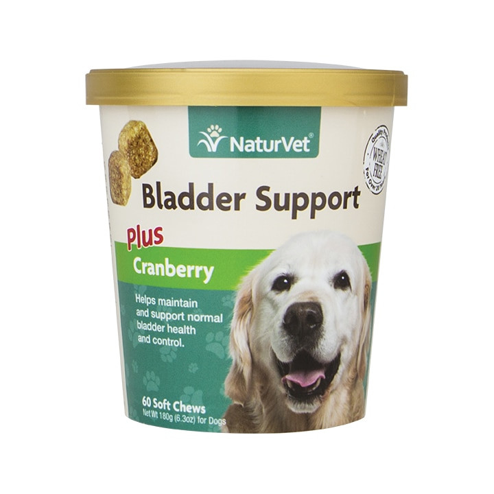 NaturVet Bladder Support Plus Cranberry Soft Chew, 60 Count - CountryMax