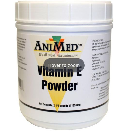 Animed Vitamin E Powder, 2.5Lbs - CountryMax